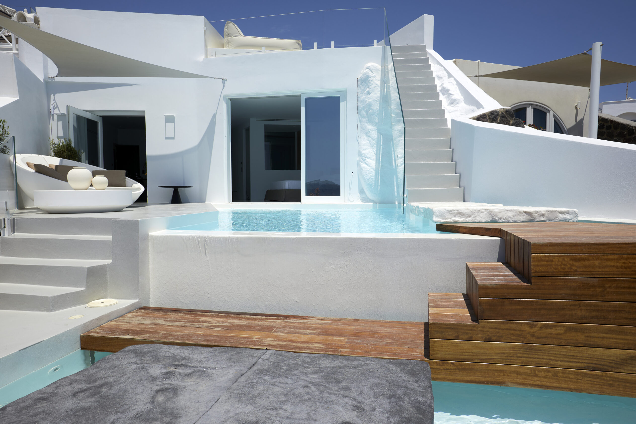 The One Saint Villa with Private Terrace with Caldera View - The Saint ...